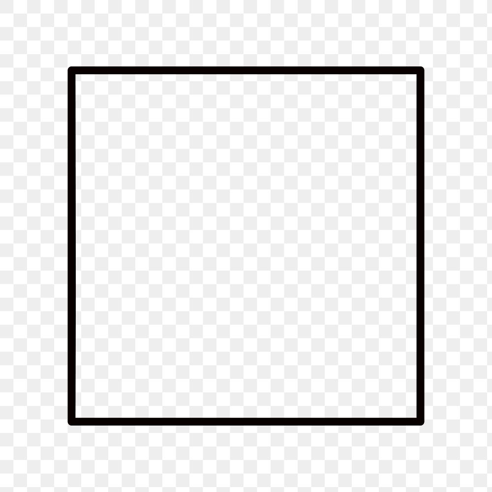 Square shape png, transparent background | Free Icons - rawpixel