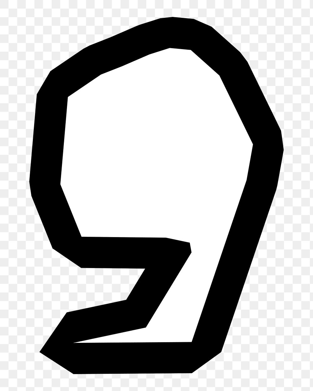 PNG Comma, graffiti art symbol, | Free Icons - rawpixel