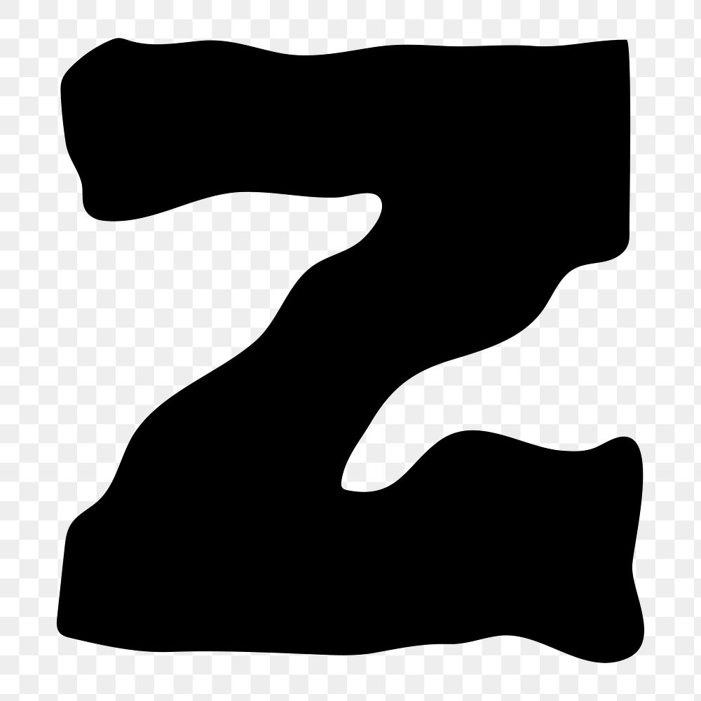 Z letter png, distorted English | Free Icons - rawpixel
