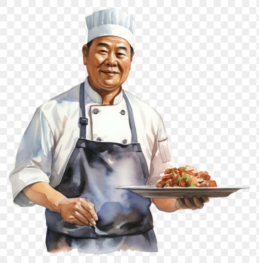 PNG Food chef uniform adult. | Free PNG - rawpixel