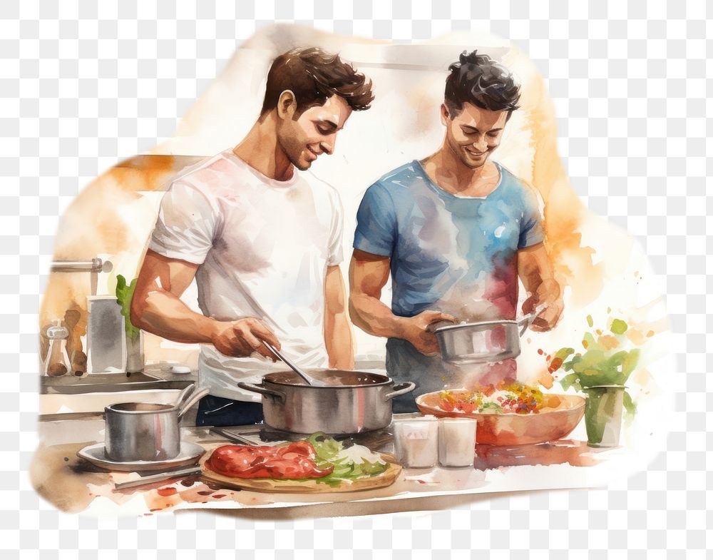 PNG Cooking adult food meal. | Free PNG - rawpixel