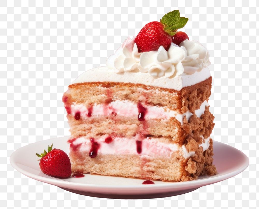 PNG Cake raspberry dessert cream | Premium PNG - rawpixel
