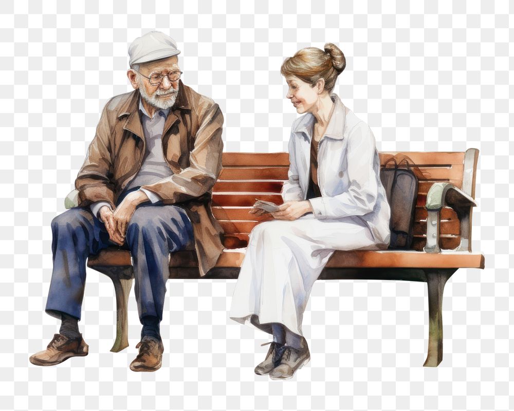 PNG Sitting bench adult white | Free PNG - rawpixel