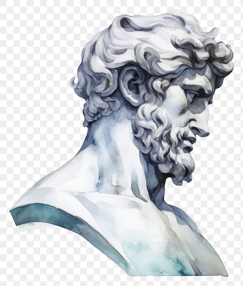 PNG Portrait drawing statue sketch. | Premium PNG - rawpixel