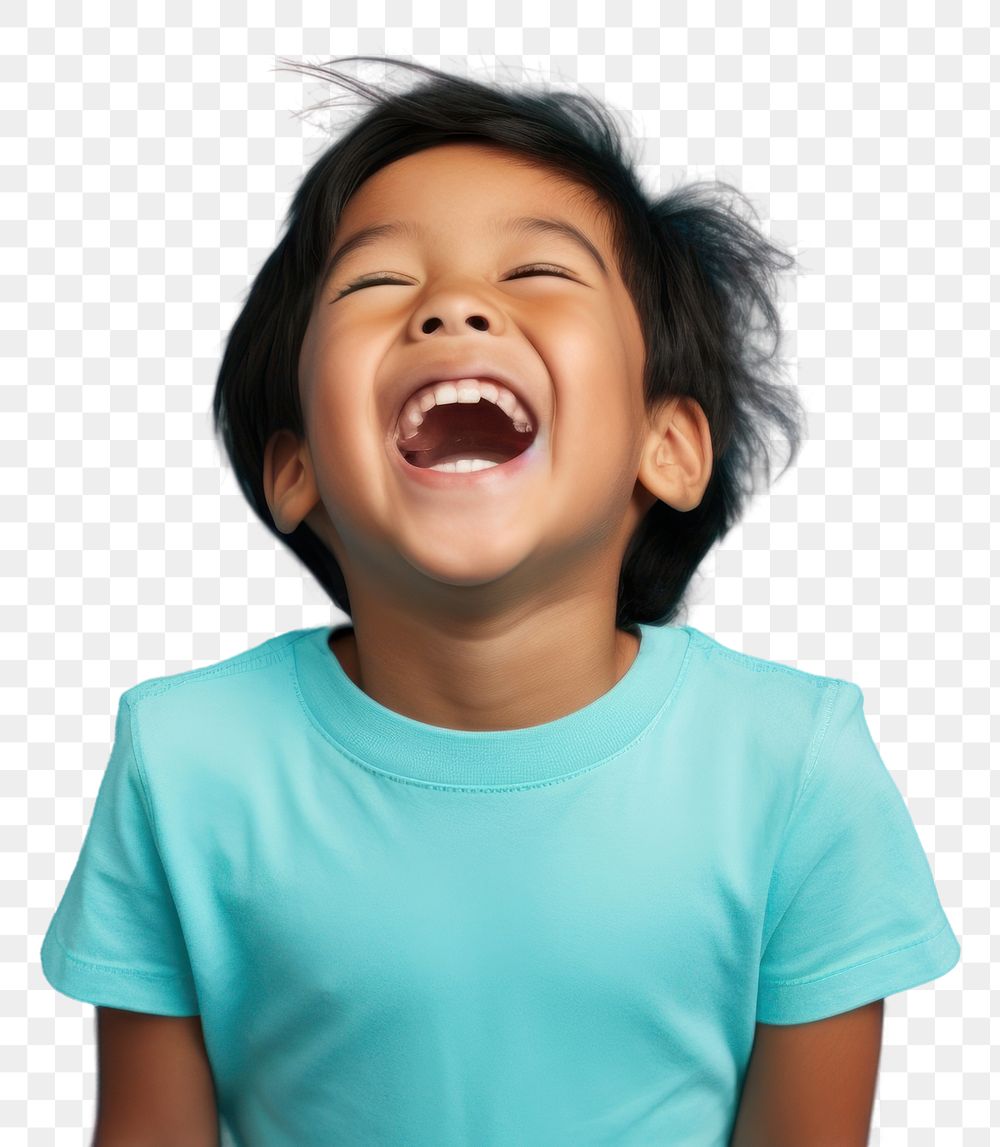 PNG Laughing t-shirt baby excitement. | Free PNG - rawpixel
