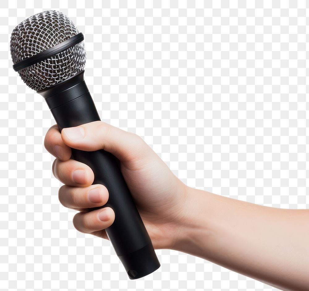 PNG Microphone performance technology holding. | Premium PNG - rawpixel
