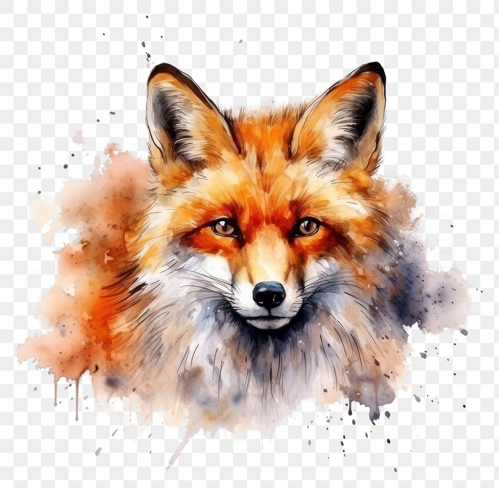 PNG Fox wildlife portrait animal. | Premium PNG - rawpixel
