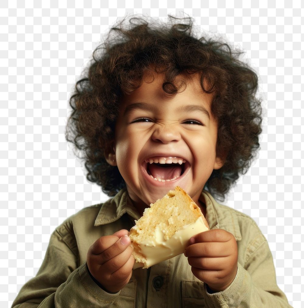 PNG Portrait eating food baby. | Free PNG - rawpixel