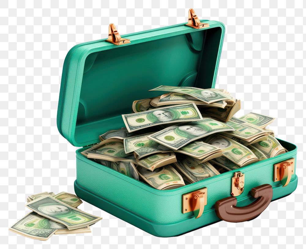 PNG Money suitcase transparent background | Free PNG - rawpixel