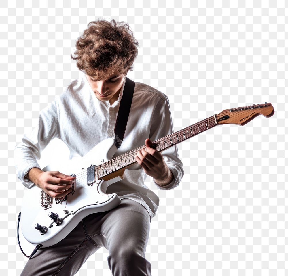PNG Musician recreation guitarist performer. | Premium PNG - rawpixel