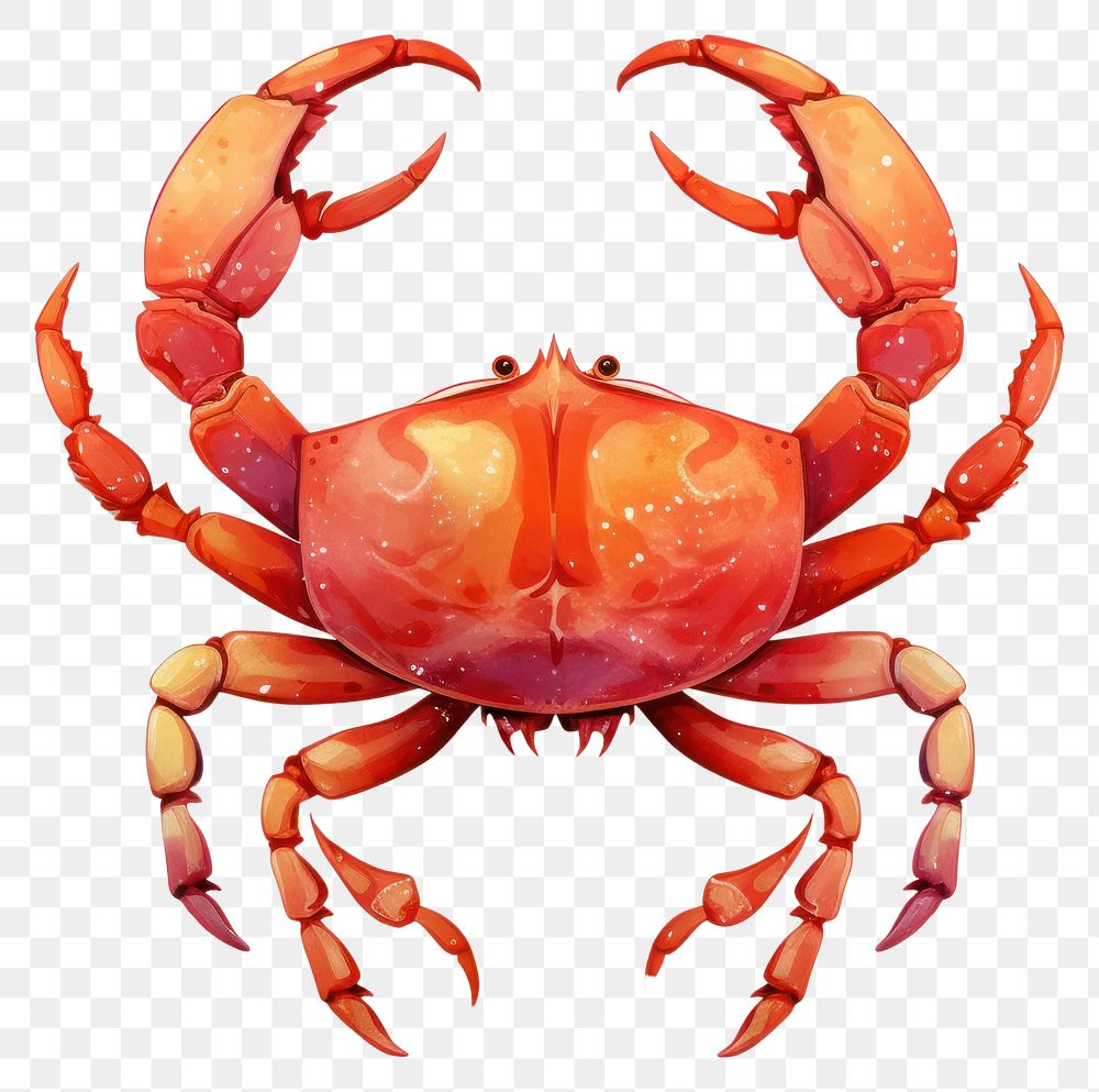 PNG Crab seafood invertebrate crustacean. | Premium PNG - rawpixel