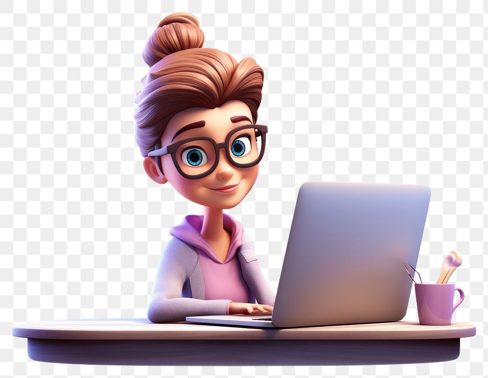 PNG Laptop computer sitting working | Free PNG - rawpixel