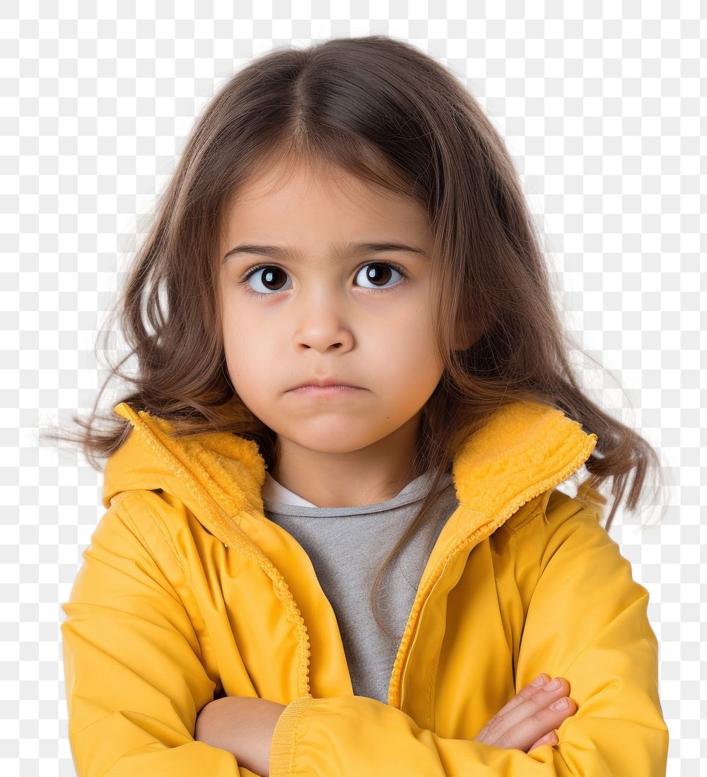 PNG Portrait child disappointment contemplation. | Premium PNG - rawpixel