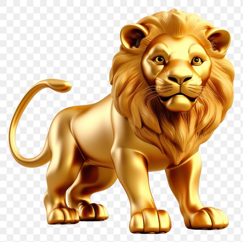 PNG Cartoon mammal animal gold. | Premium PNG - rawpixel