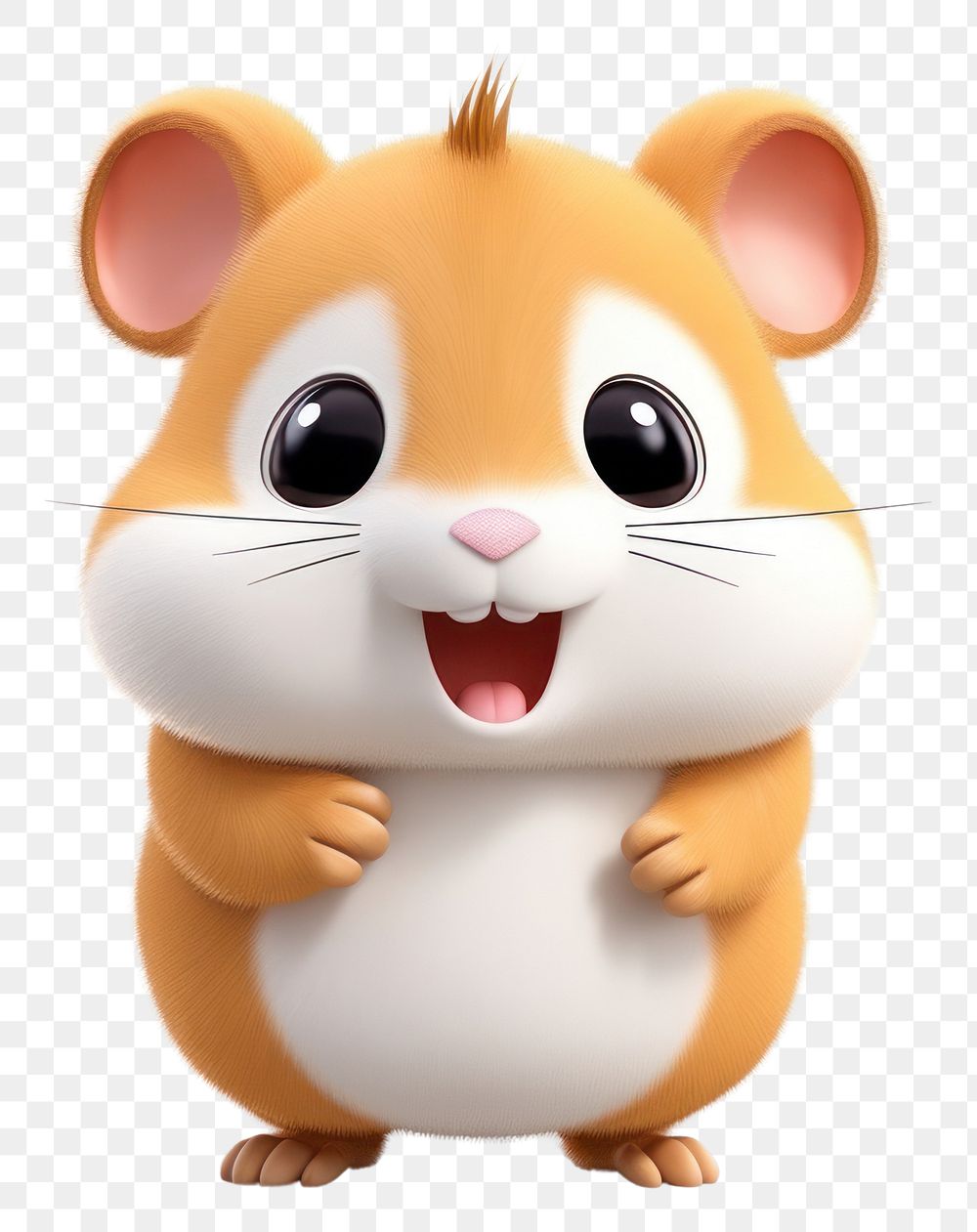PNG Hamster cartoon rodent animal. | Premium PNG - rawpixel