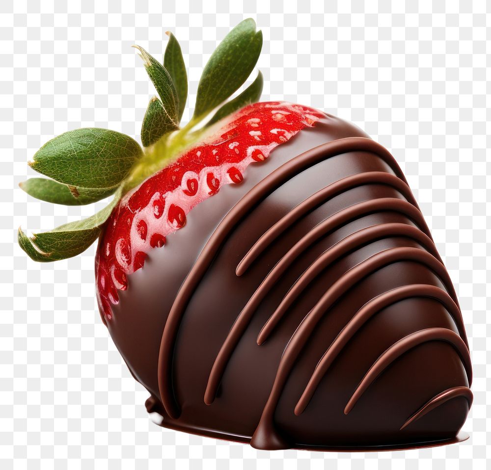 PNG Strawberry chocolate dessert fruit | Premium PNG - rawpixel