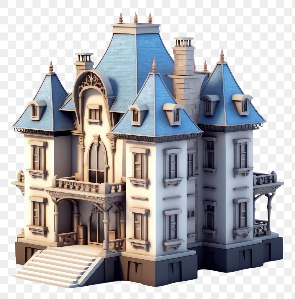 PNG Architecture building mansion cartoon | Premium PNG - rawpixel