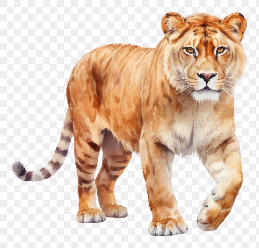 PNG Liger wildlife animal mammal. | Premium PNG - rawpixel