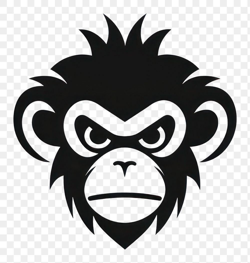 PNG Logo animal monkey mammal. | Premium PNG - rawpixel