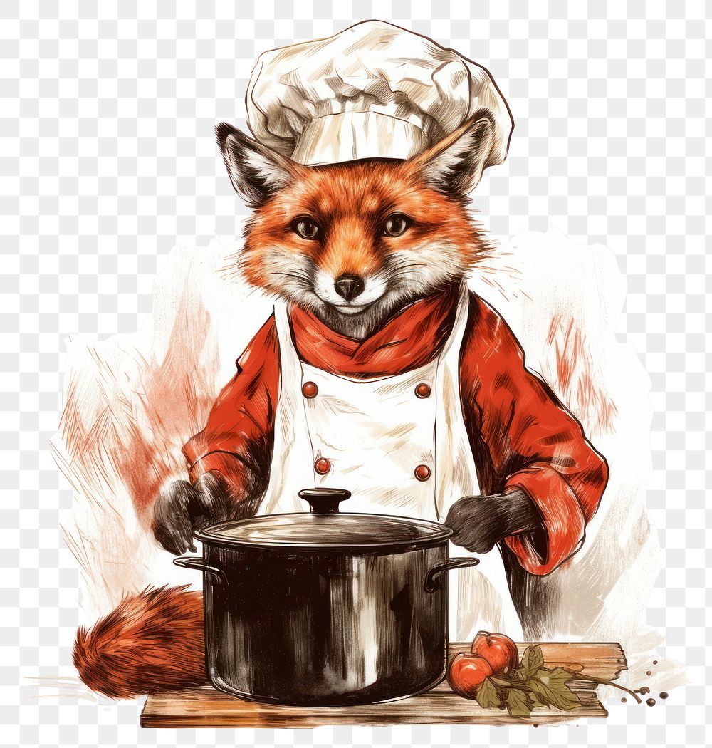 PNG Mammal food standing cookware. | Premium PNG - rawpixel