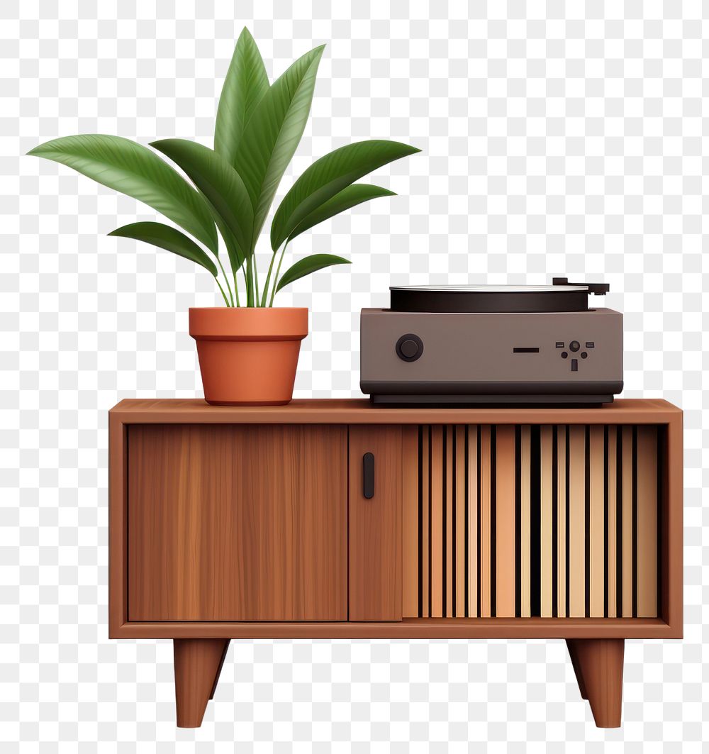 PNG Furniture sideboard cabinet record. | Premium PNG - rawpixel