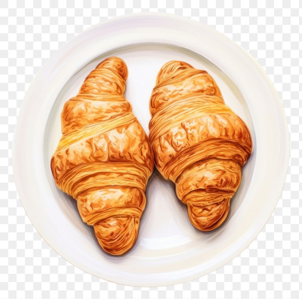 PNG Croissant plate bread food, | Premium PNG - rawpixel
