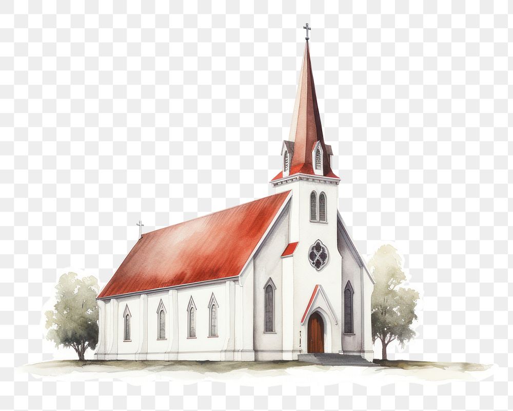 PNG Architecture building steeple church | Premium PNG - rawpixel