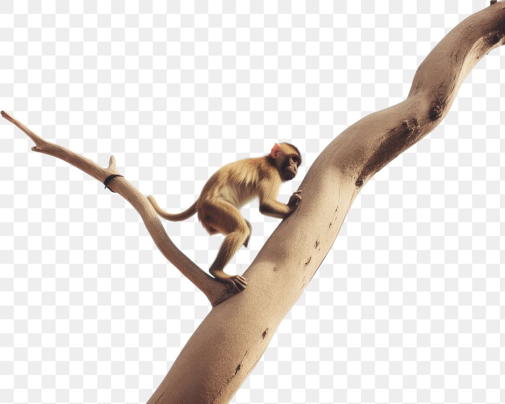 PNG Monkey wildlife climbing animal. | Premium PNG - rawpixel
