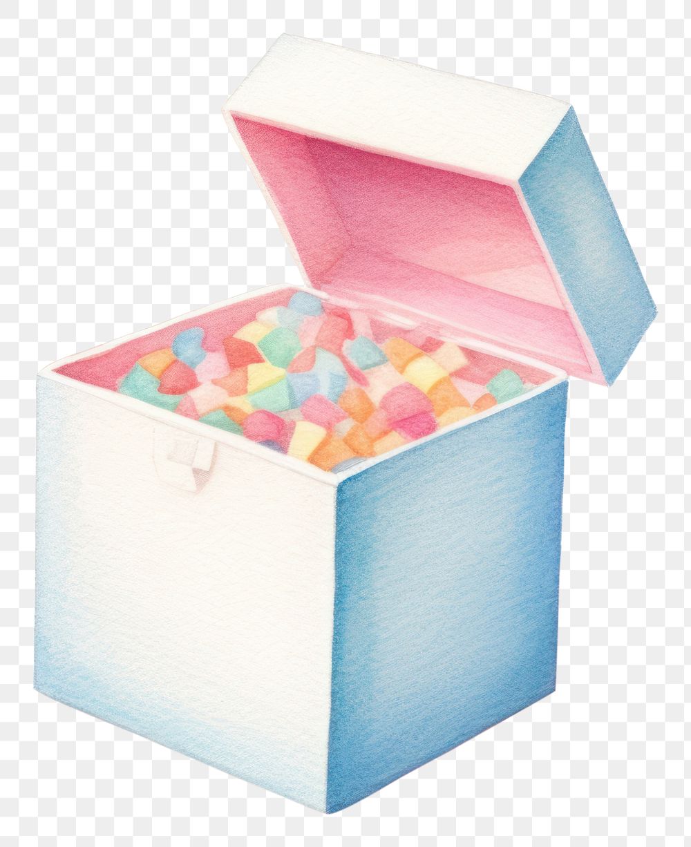 PNG Box confetti paper white | Free PNG - rawpixel