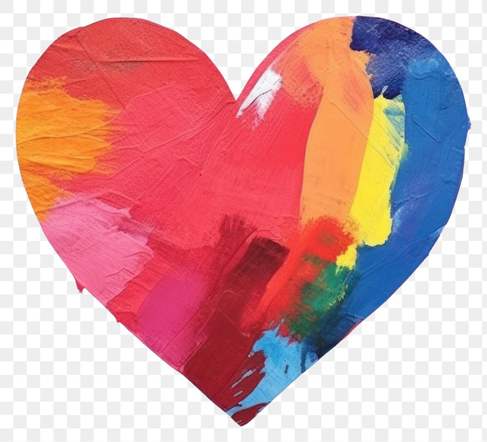 PNG Rainbow heart abstract backgrounds | Premium PNG - rawpixel