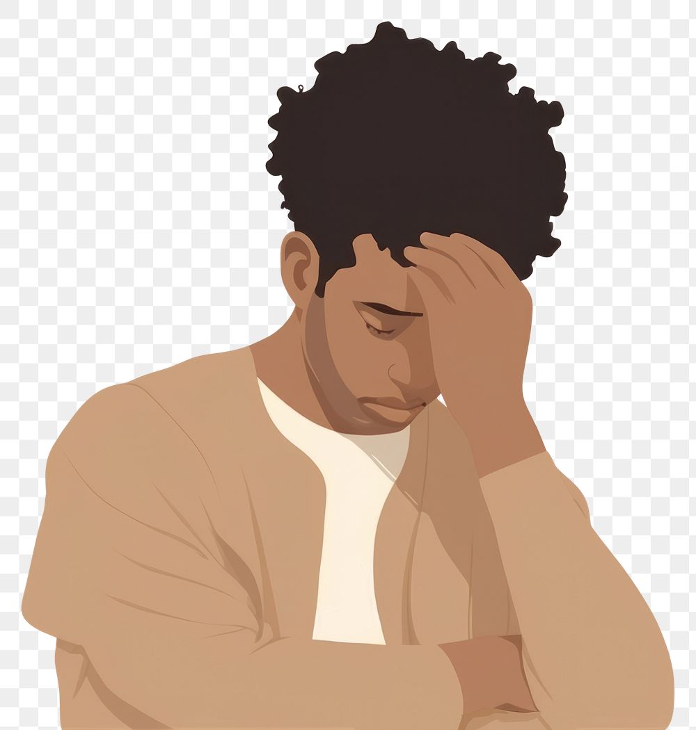 PNG Stress portrait adult disappointment. | Premium PNG - rawpixel