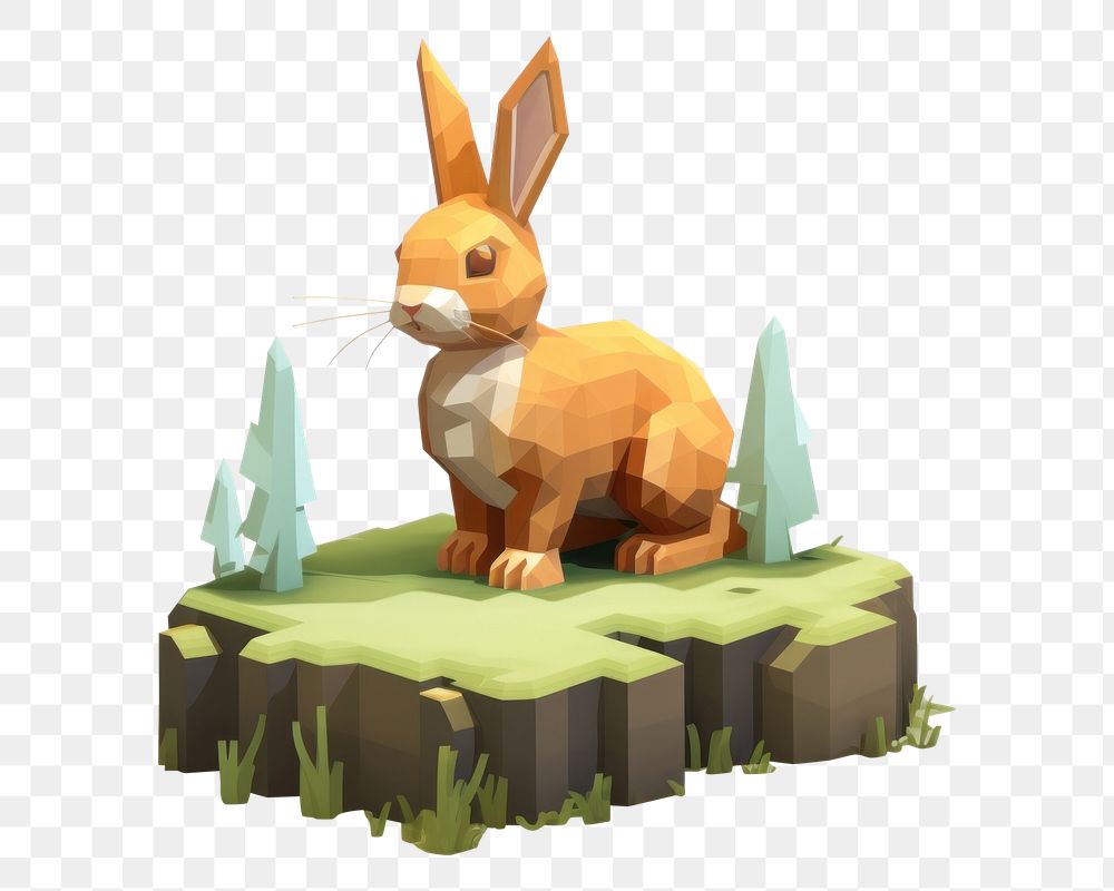 PNG Rabbit 3d rodent animal | Free PNG - rawpixel