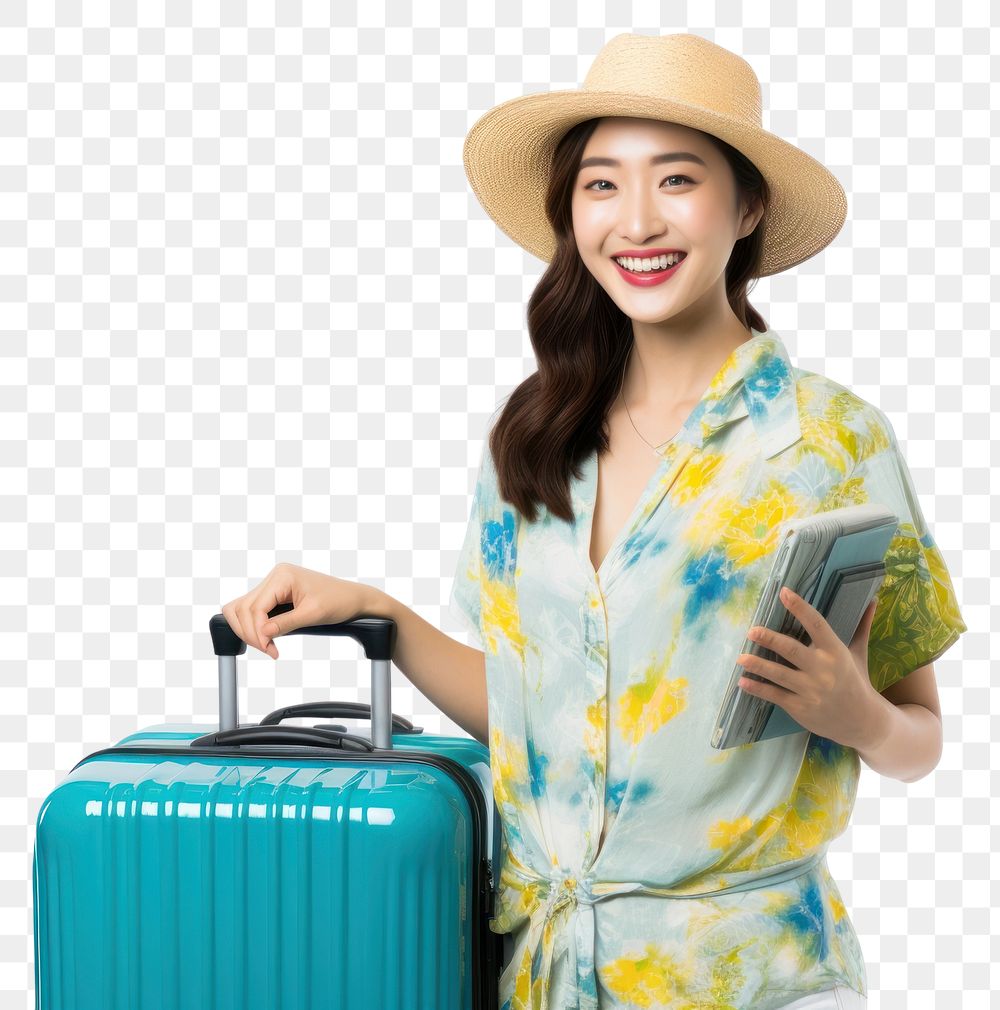 PNG Suitcase luggage adult disembarking. | Premium PNG - rawpixel