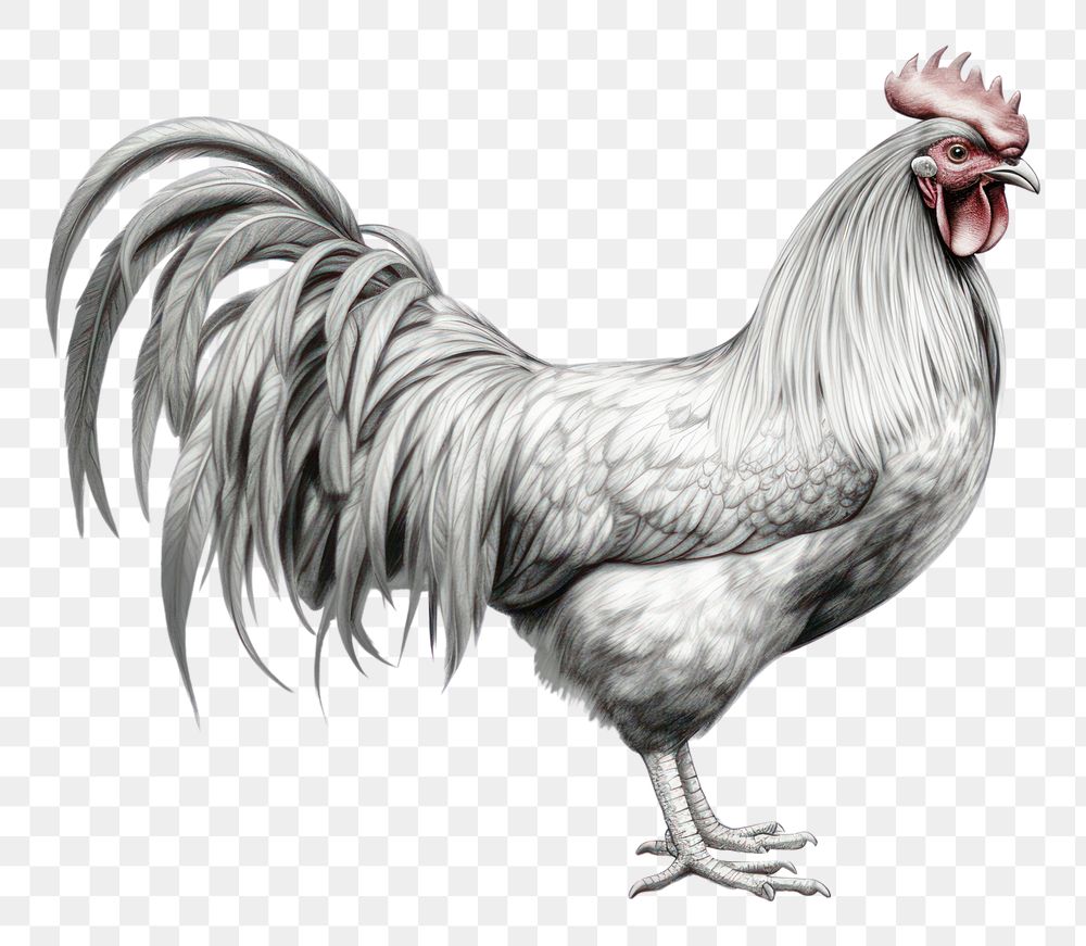 PNG Rooster sketch pencil chicken | Free PNG - rawpixel