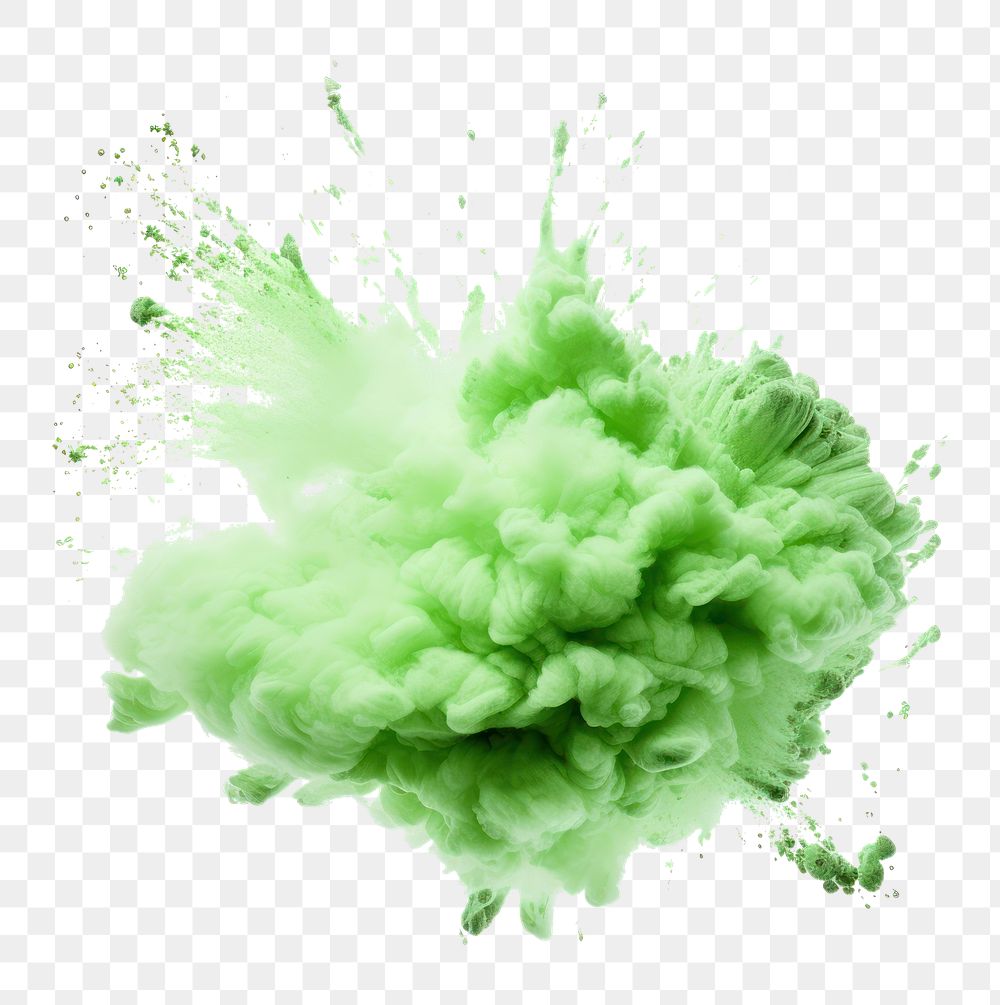 PNG Green powder splattered | Premium PNG - rawpixel