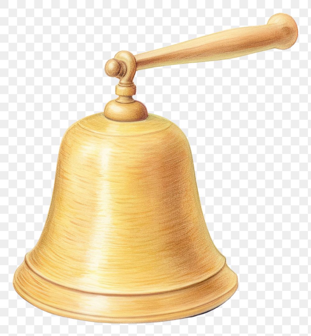 PNG Hand bell wood white | Free PNG - rawpixel