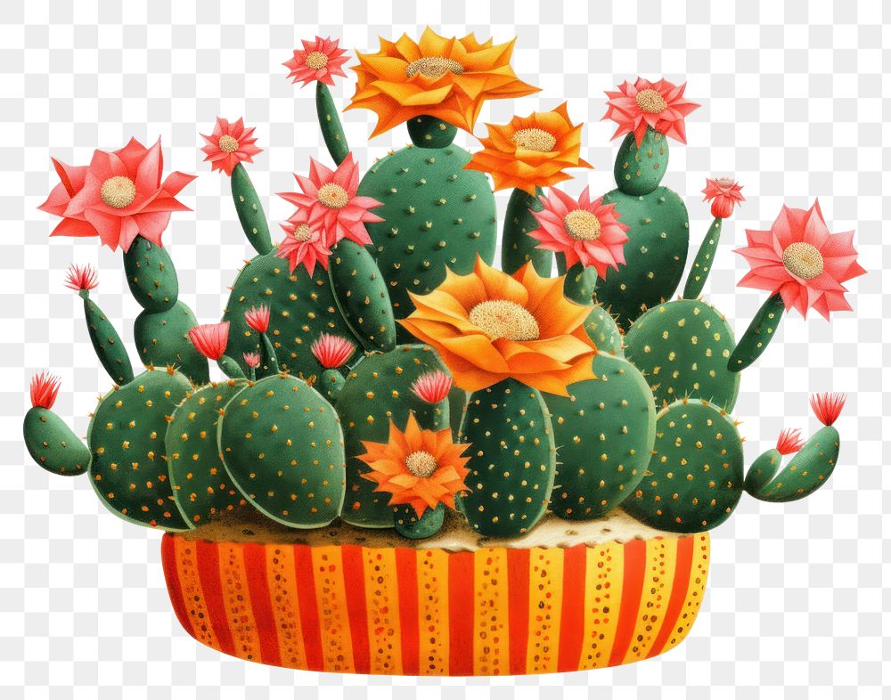 PNG Cactus cartoon plant craft | Free PNG - rawpixel