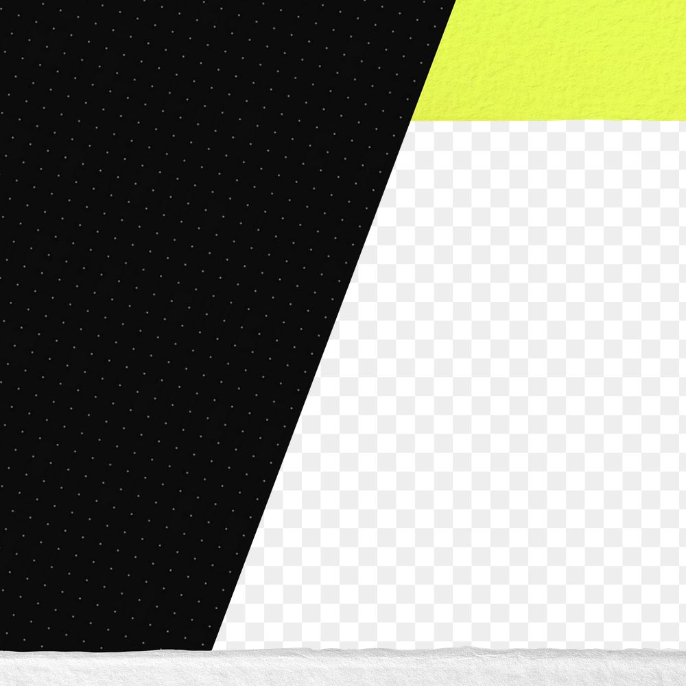 Black abstract png frame, transparent | Premium PNG - rawpixel