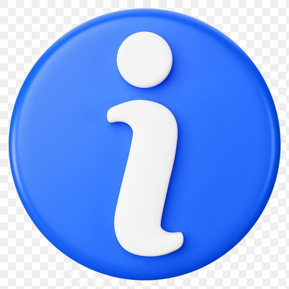 PNG 3D information icon transparent | Premium PNG - rawpixel