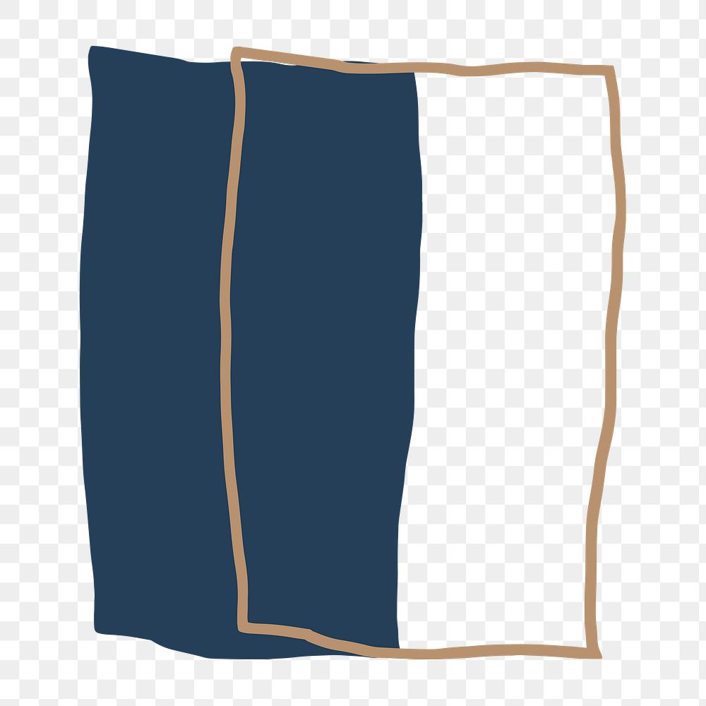 Blue png frame, transparent background | Free PNG - rawpixel