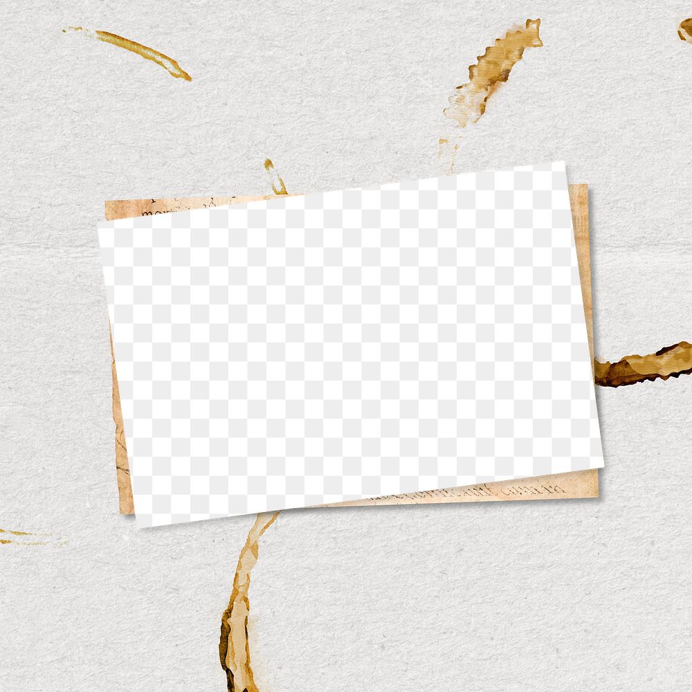 Coffee stain png frame, transparent | Premium PNG - rawpixel