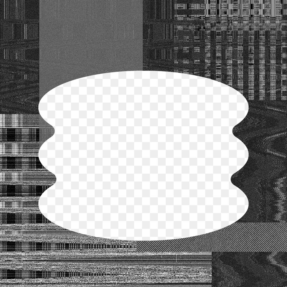 VHS glitch png abstract frame, | Premium PNG - rawpixel