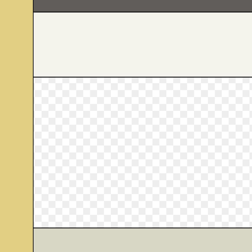 Beige rectangle png frame, transparent | Premium PNG - rawpixel