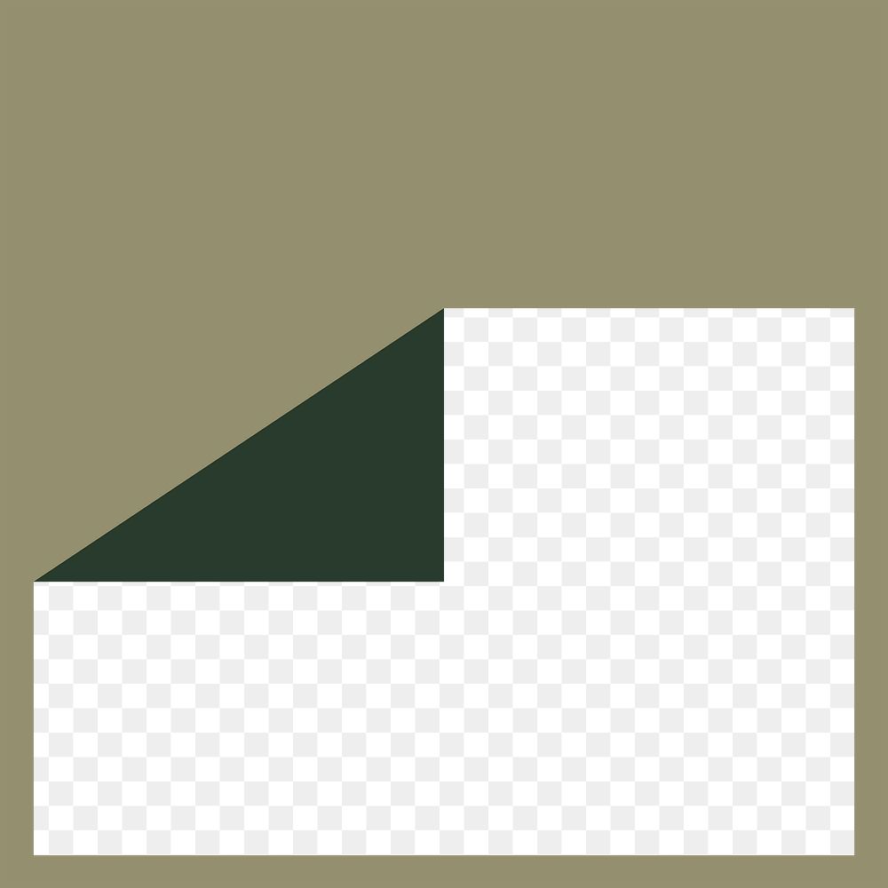 Folded paper png frame, transparent | Premium PNG - rawpixel