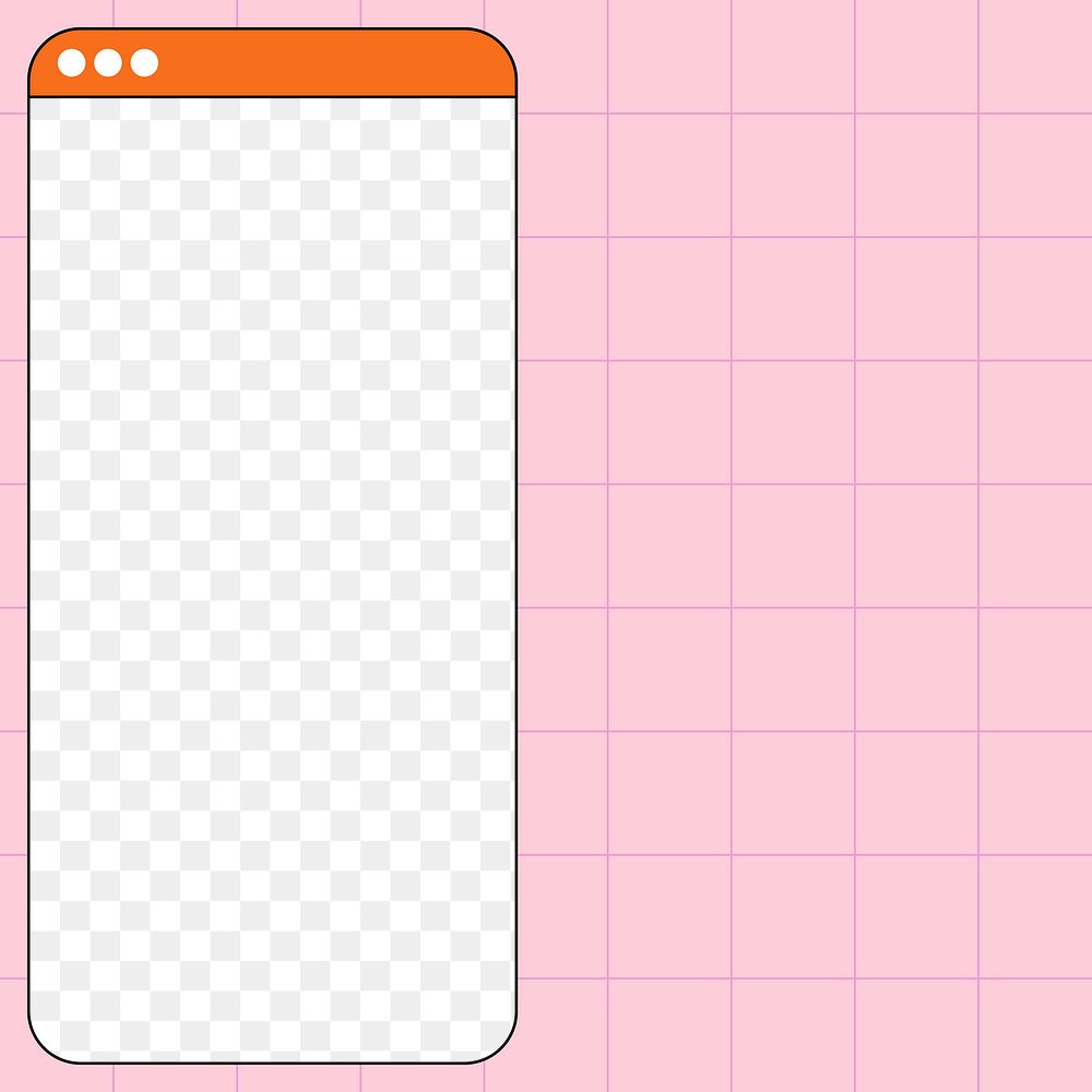 Message window png pink grid | Premium PNG - rawpixel