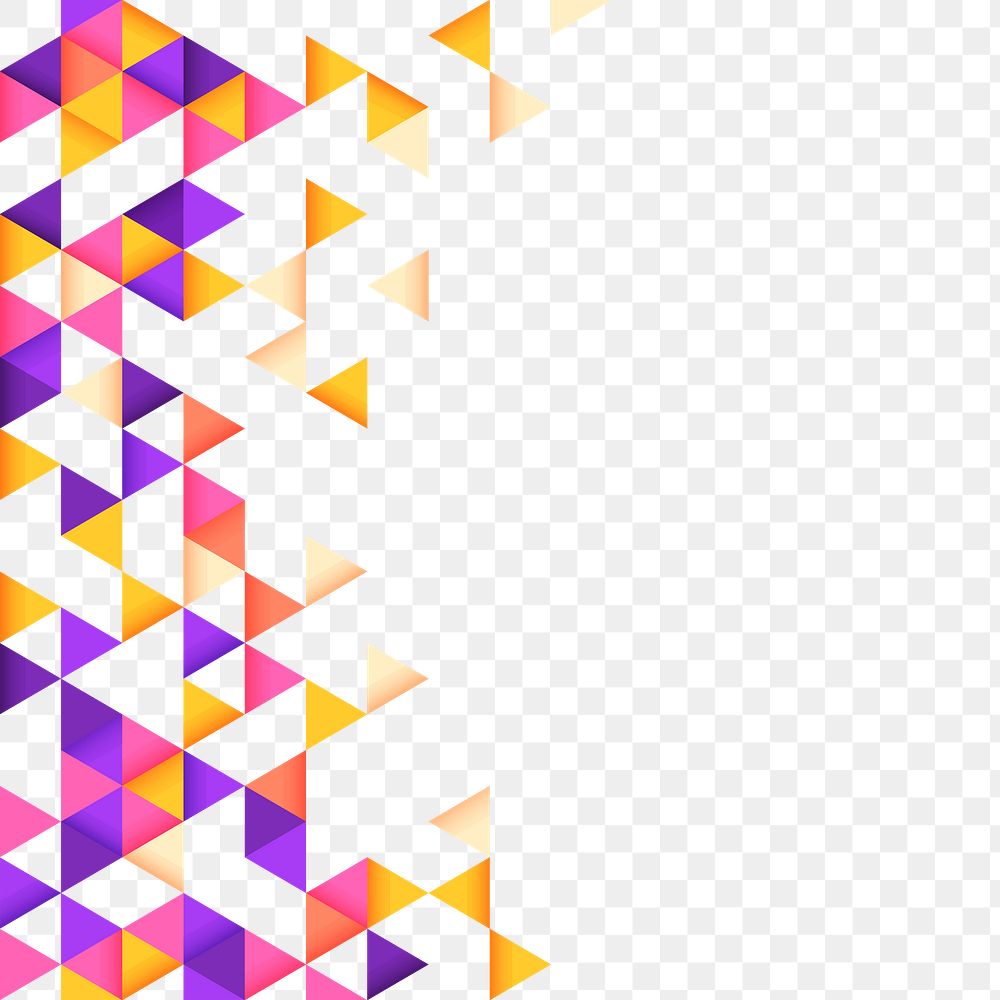 Geometric png border, transparent background | Premium PNG - rawpixel