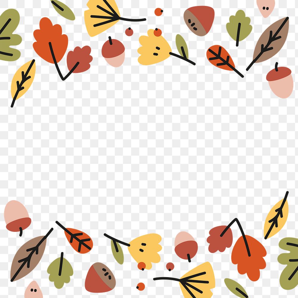 Autumn png border, transparent background | Premium PNG - rawpixel