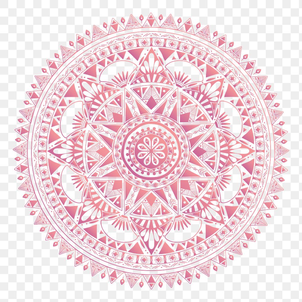 Png pink boho mandala design | Premium PNG - rawpixel