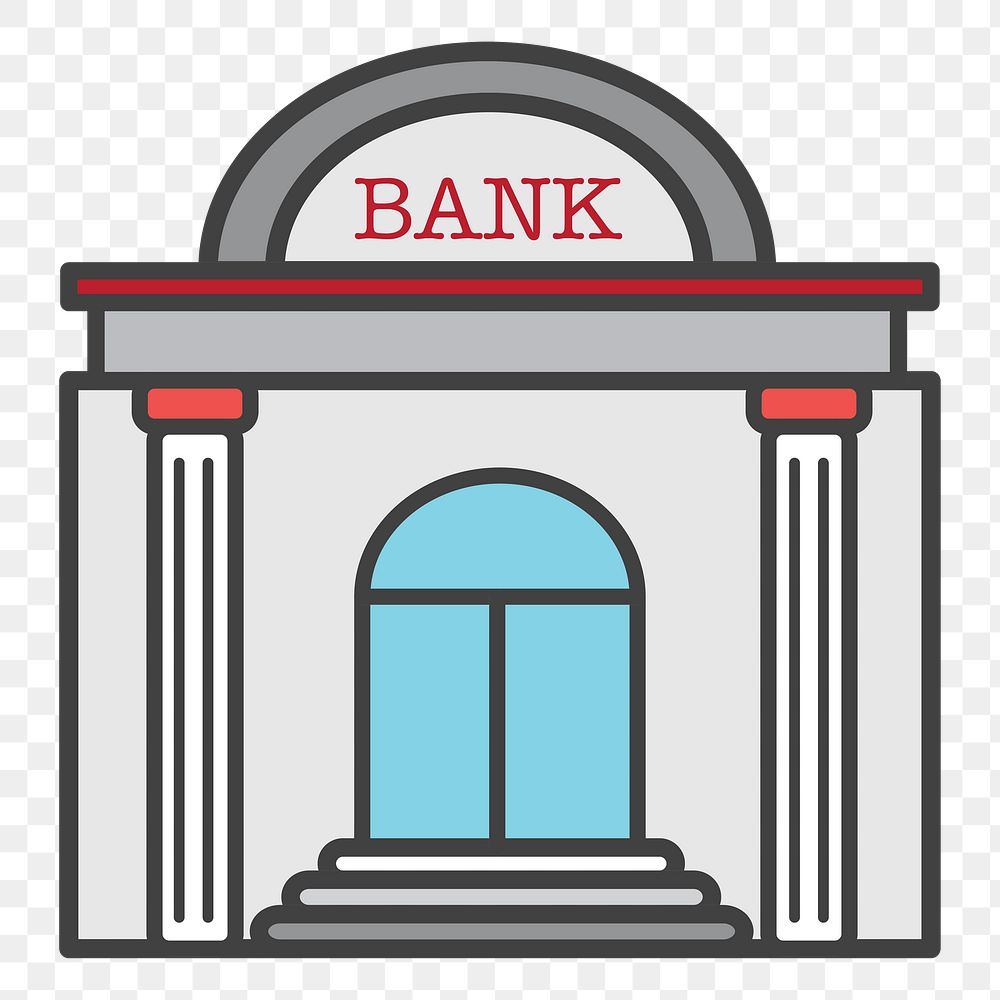 Bank png illustration, transparent background | Premium PNG - rawpixel