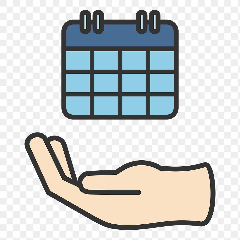 PNG calendar icon illustration sticker, | Premium Icons - rawpixel